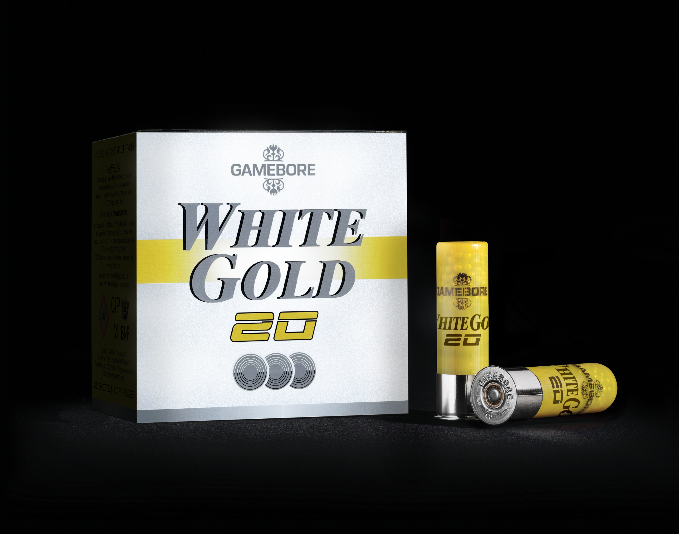 Gamebore 20 Bore White Gold Competition cartridges